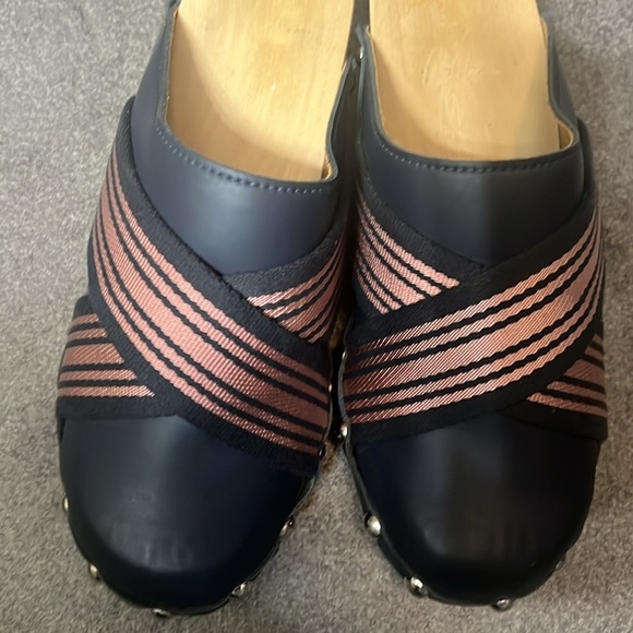 Hunter | Shoes | Hunter Womens Clogs Sz 7 Webbing Crisscross Wood Sole ...